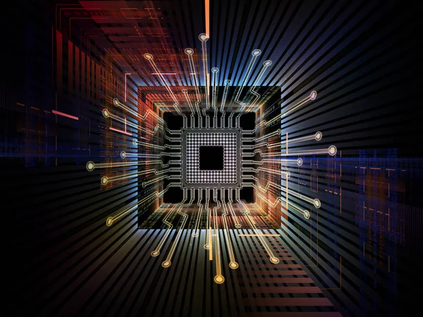 Paradigm of Digital Processor — Stock Photo © agsandrew #177424546