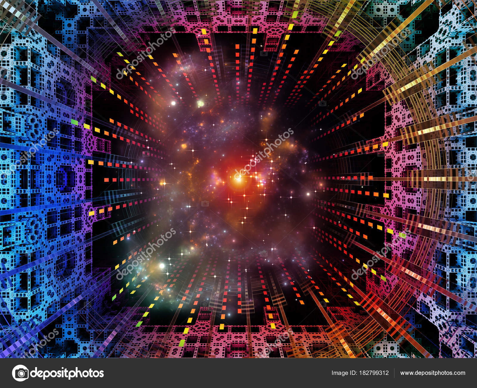 Glow of Quantum Space Stock Photo by ©agsandrew 182799312