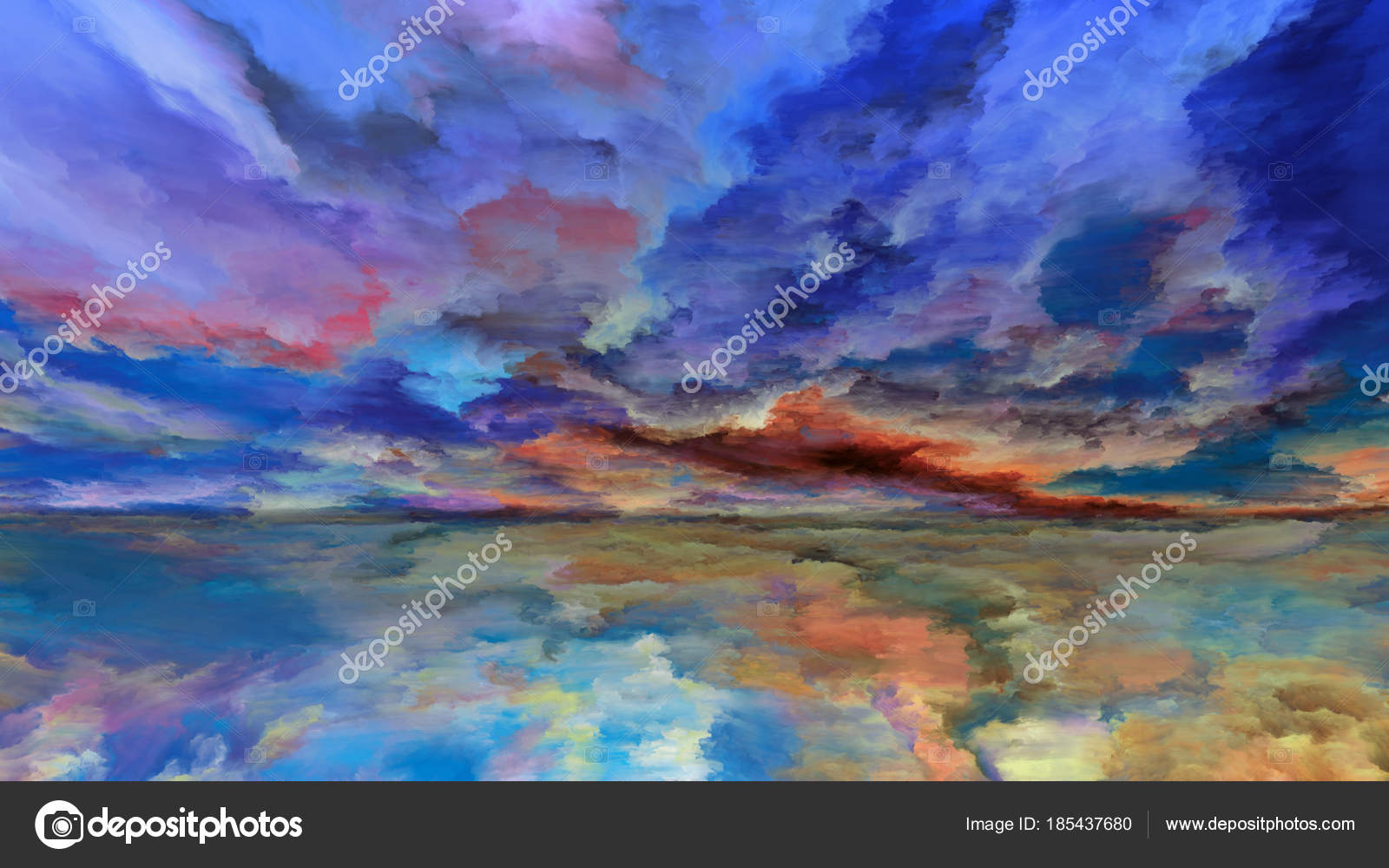 Inner Life of Abstract Landscape Stock Photo by ©agsandrew 185437680