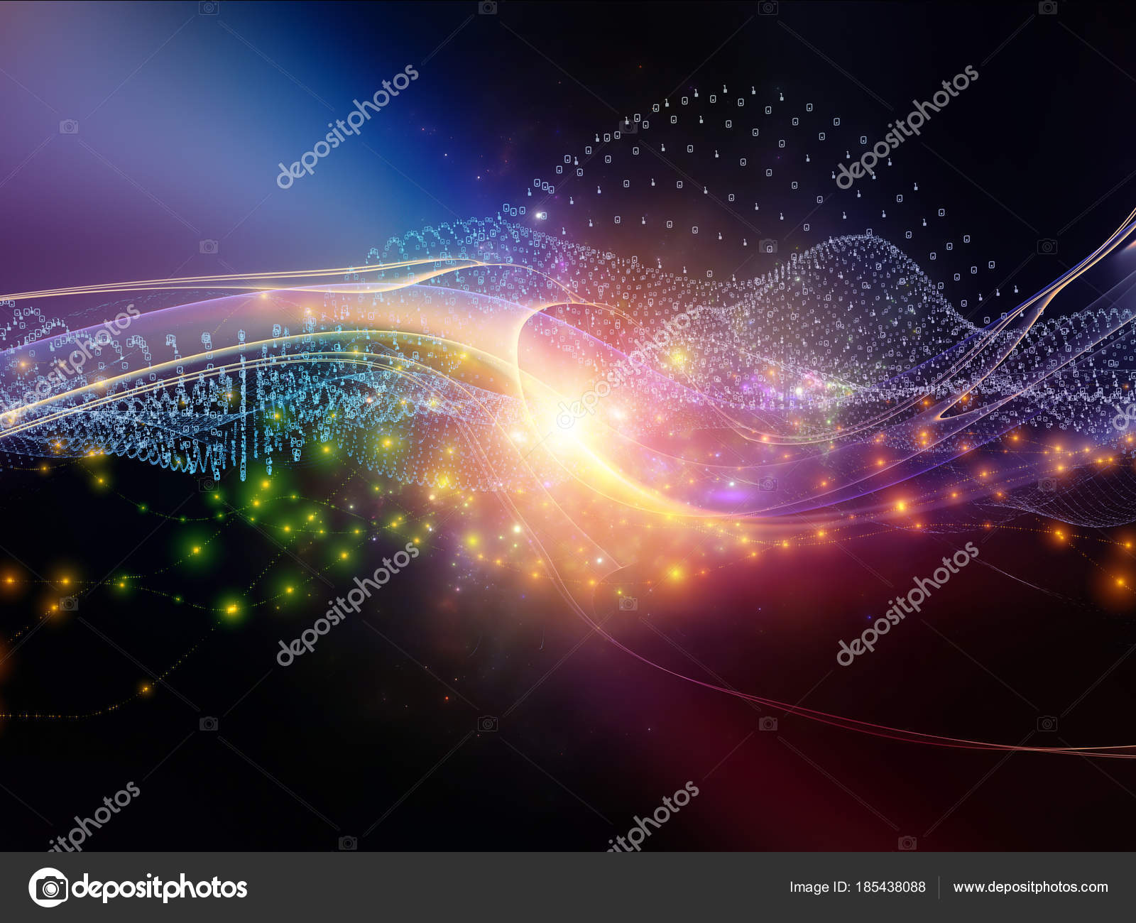 Visualization of Digital World Stock Photo by ©agsandrew 185438088