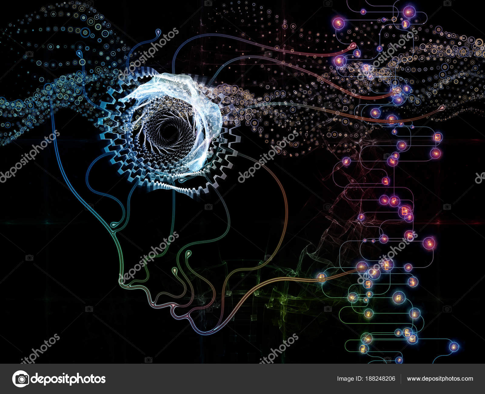 Illusion of Machine Consciousness — Stock Photo © agsandrew #188248206