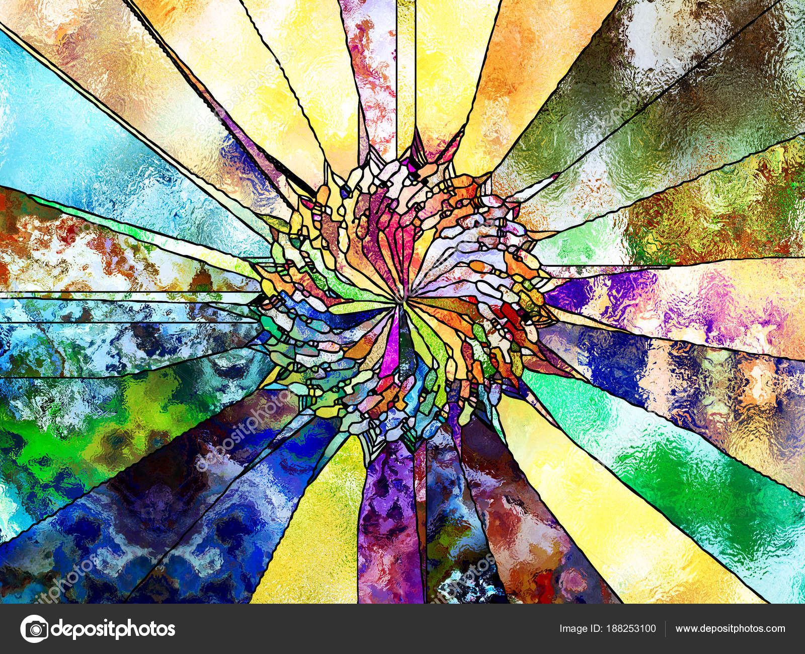 Unfolding of Shape Division — Stock Photo © agsandrew #188253100