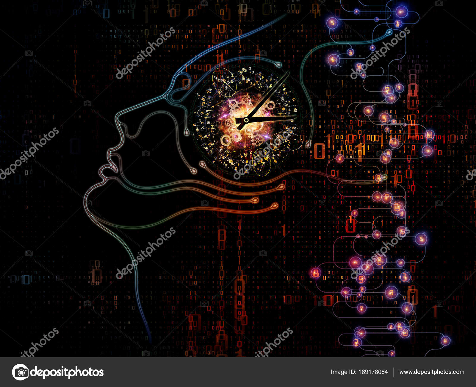 Elements of Machine Consciousness Stock Photo by ©agsandrew 189178084