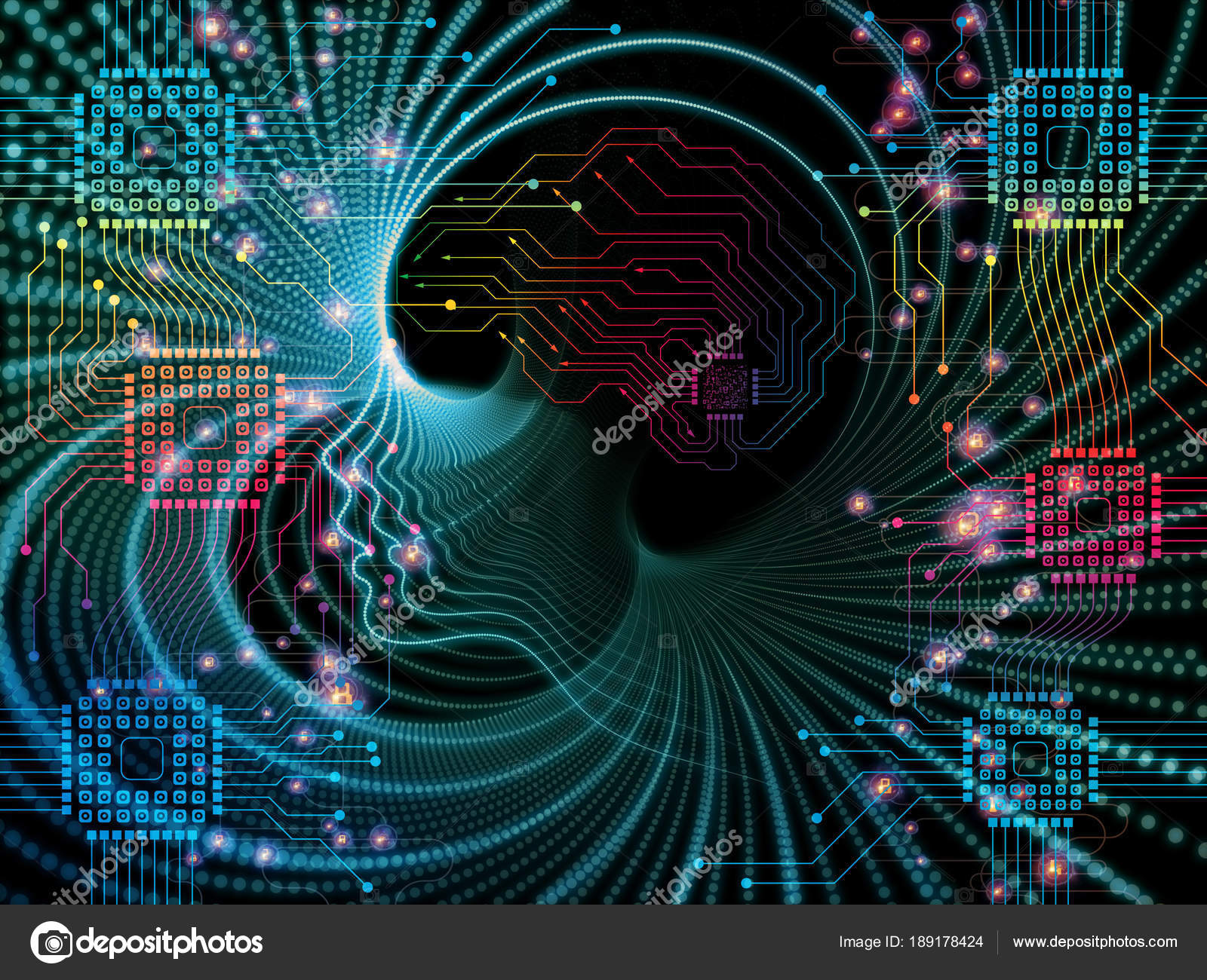 Advance of Machine Consciousness — Stock Photo © agsandrew #189178424
