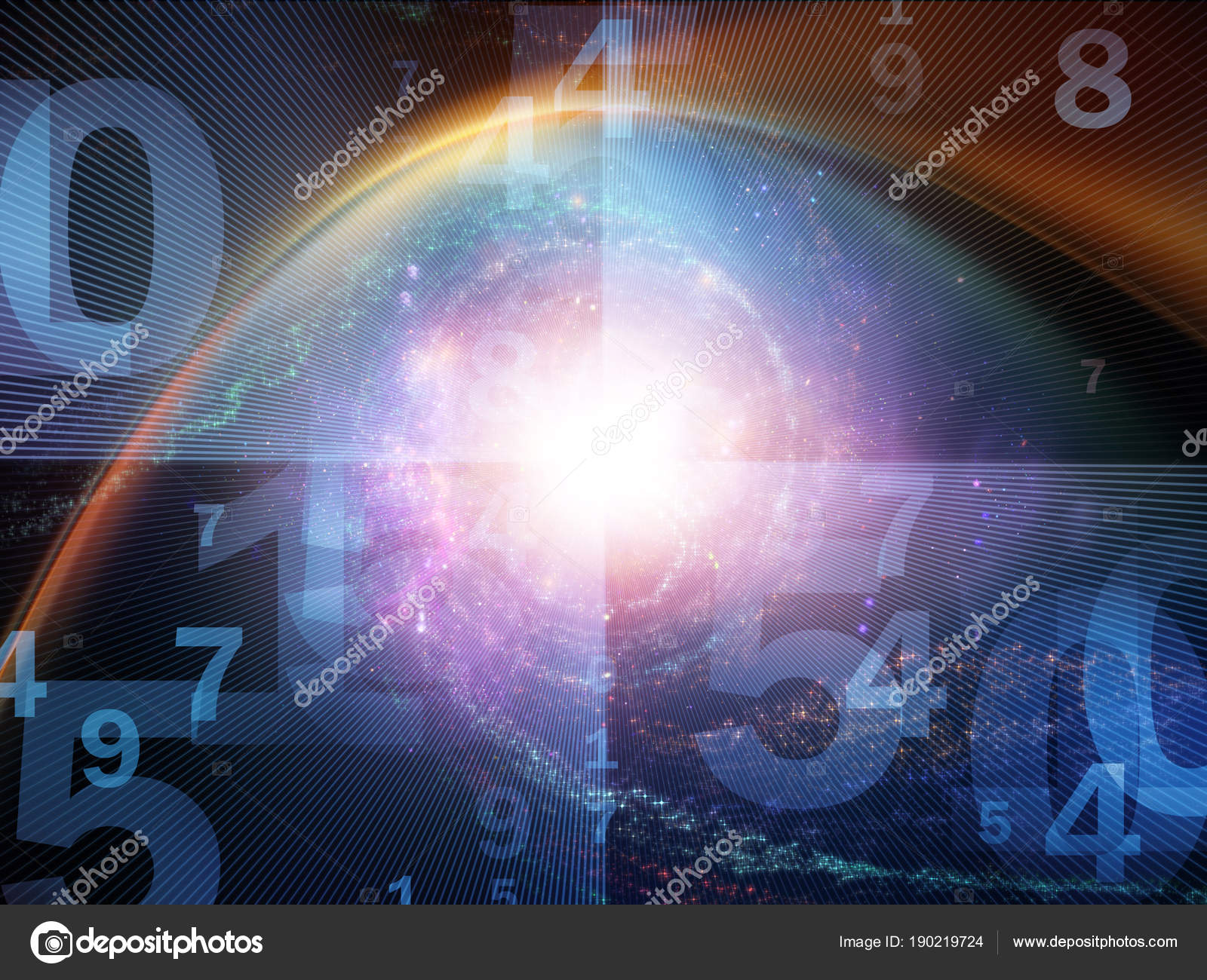 Number Background — Stock Photo © agsandrew #190219724