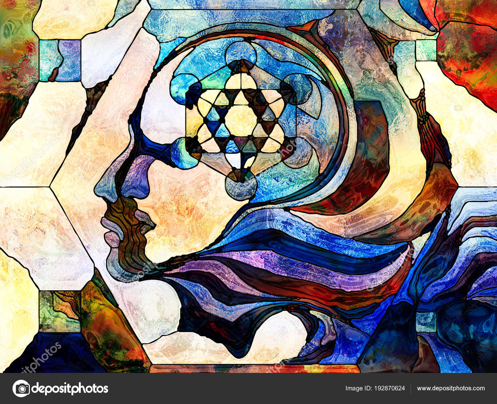 Inner Wisdom Stock Illustration by ©agsandrew #192870624