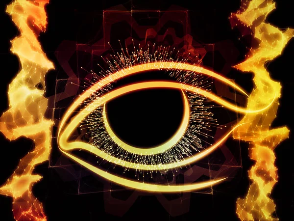 Fire Eyes Wallpaper 3d