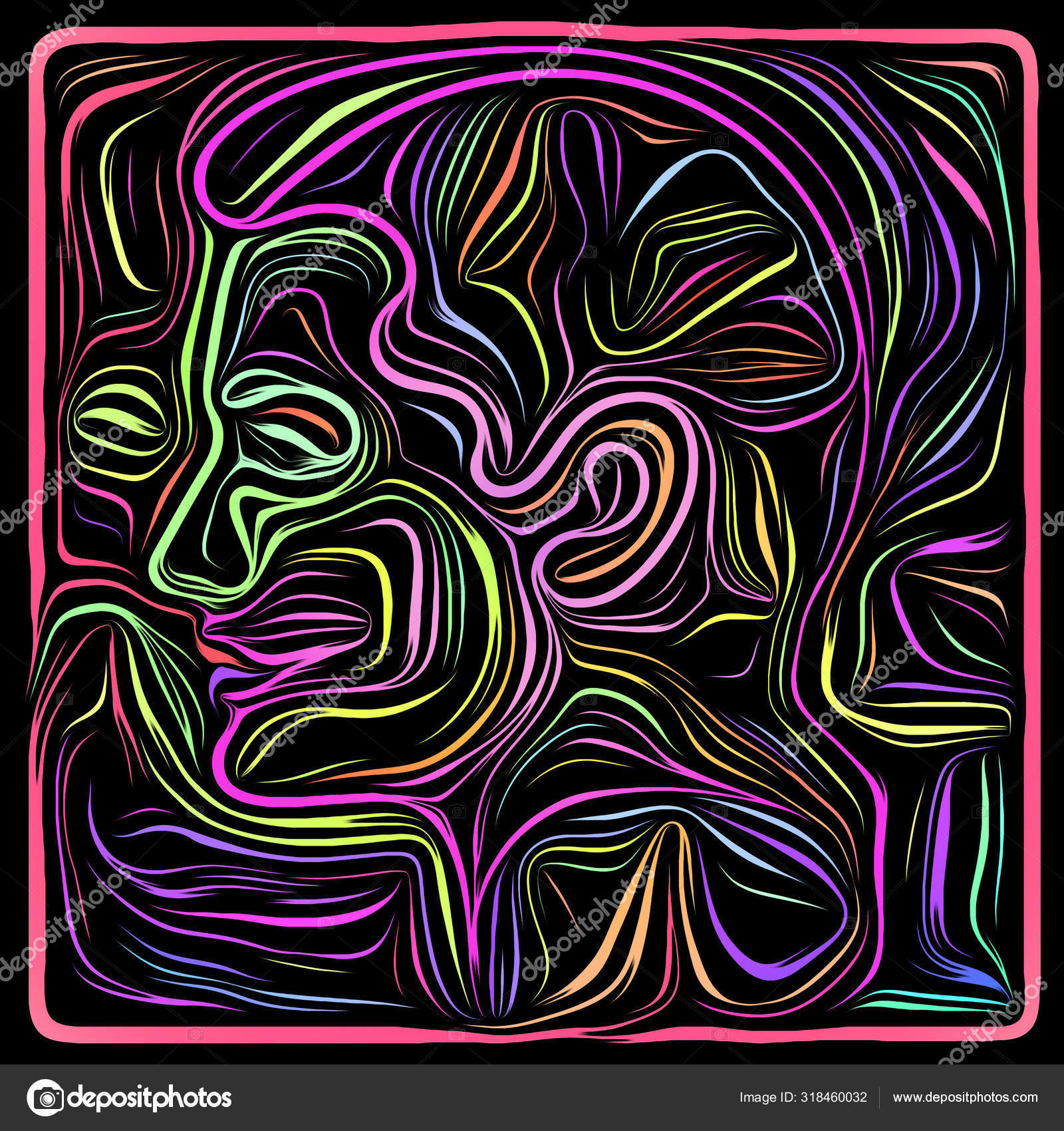 Paths of Human Lines — Stock Photo © agsandrew #318460032