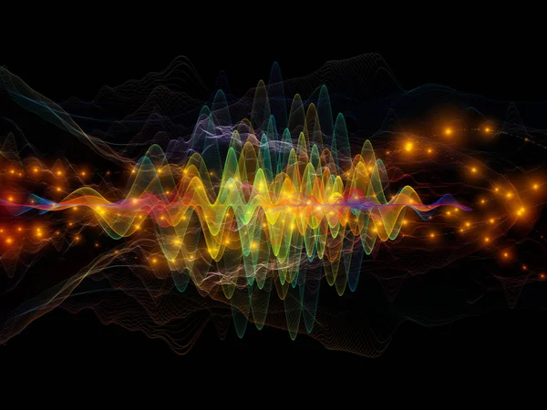 Stream of Light Wave - Stock Image - Everypixel