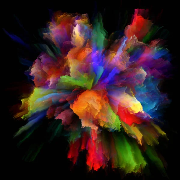 Layers of Color Splash Explosion - Stock Image - Everypixel