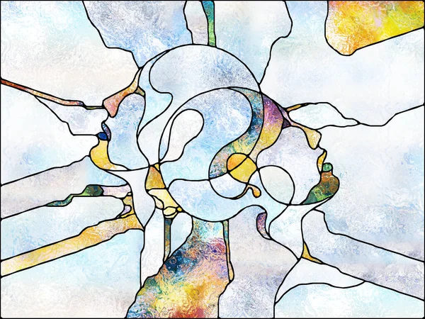 Rainbow Shards Unity Stained Glass Series Backdrop Composed Pattern ...