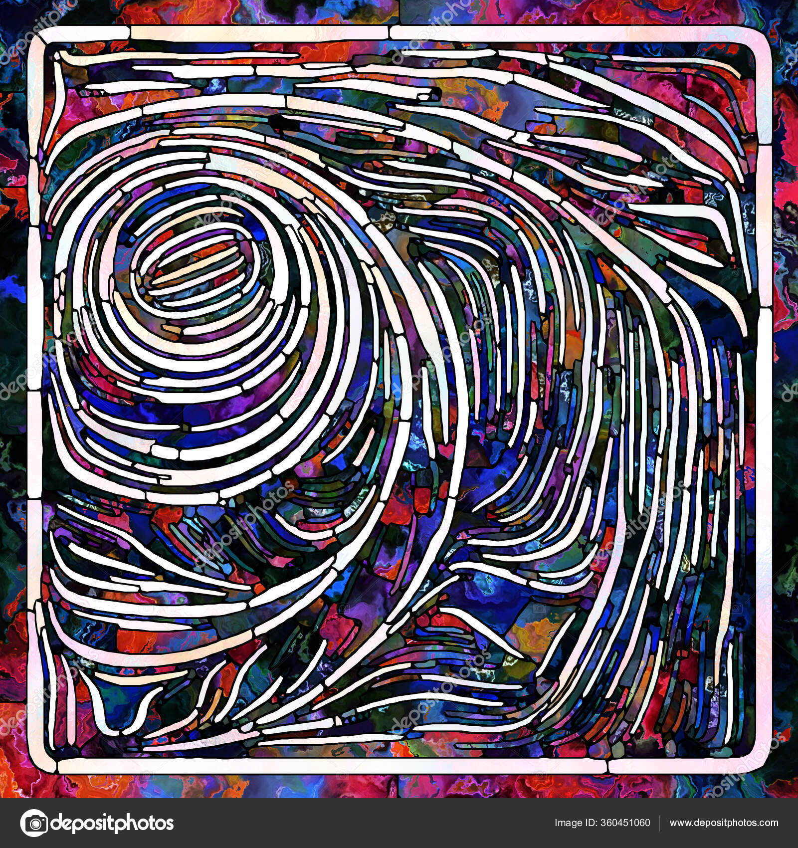 Shards Design Unity Stained Glass Series Composition Pattern Color Texture Stock Photo by ...