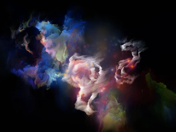 Fuzzy Universe. Organic Number series. Backdrop design of distorted ...