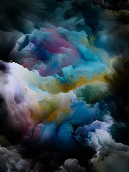 Paint Nebula. Color Dream series. Design composed of gradients and ...