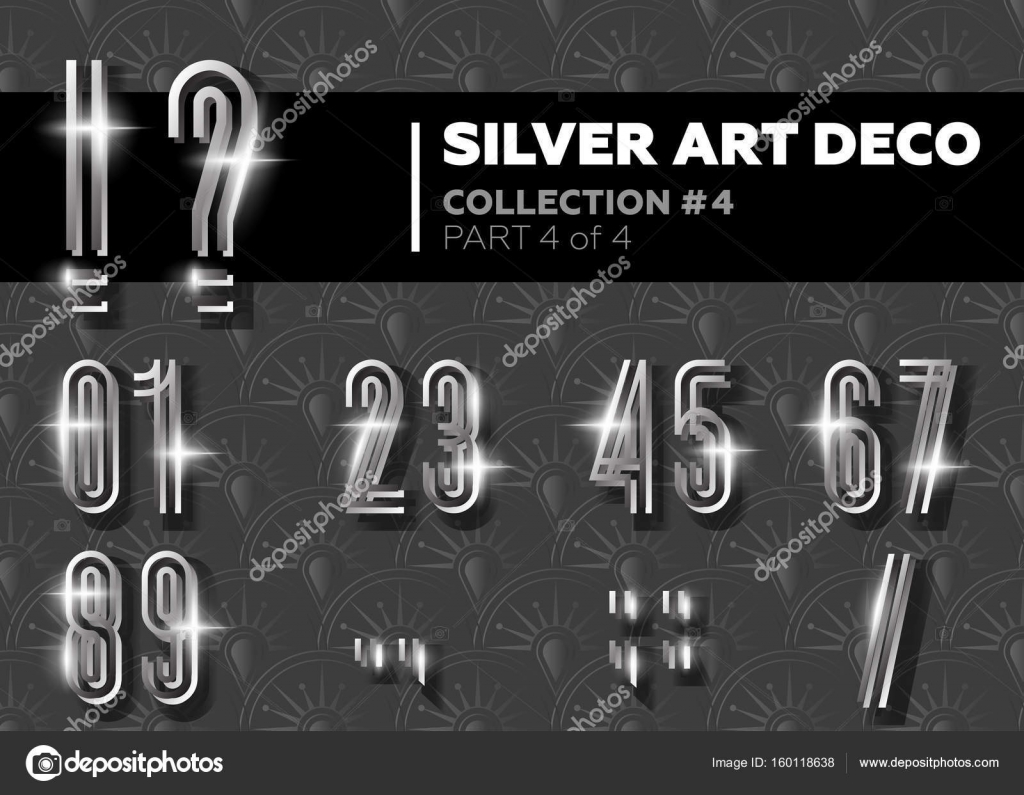Art Deco Numbers