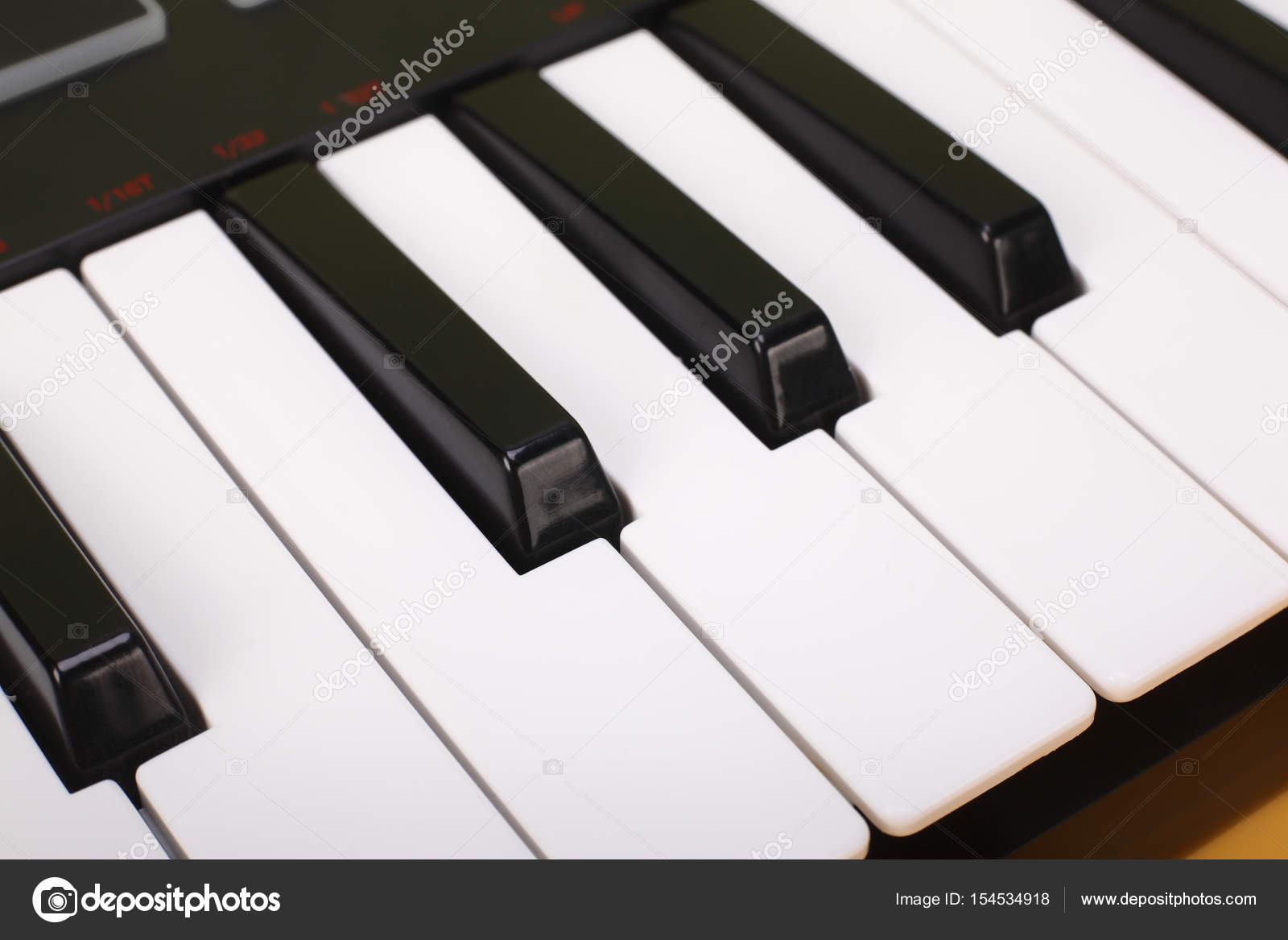Musical instrument - MIDI keyboard — Stock Photo © PhotoWorld #154534918