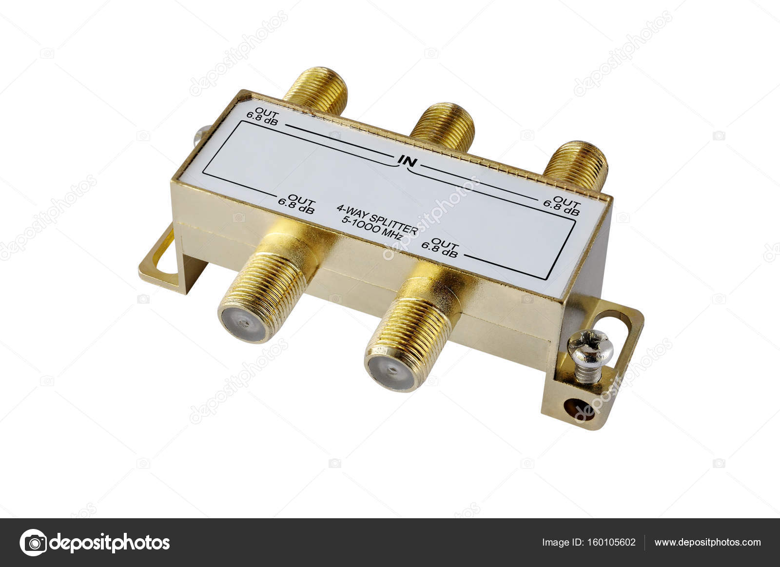 4-way splitter antenna TV Stock Photo by ©VladNik 160105602