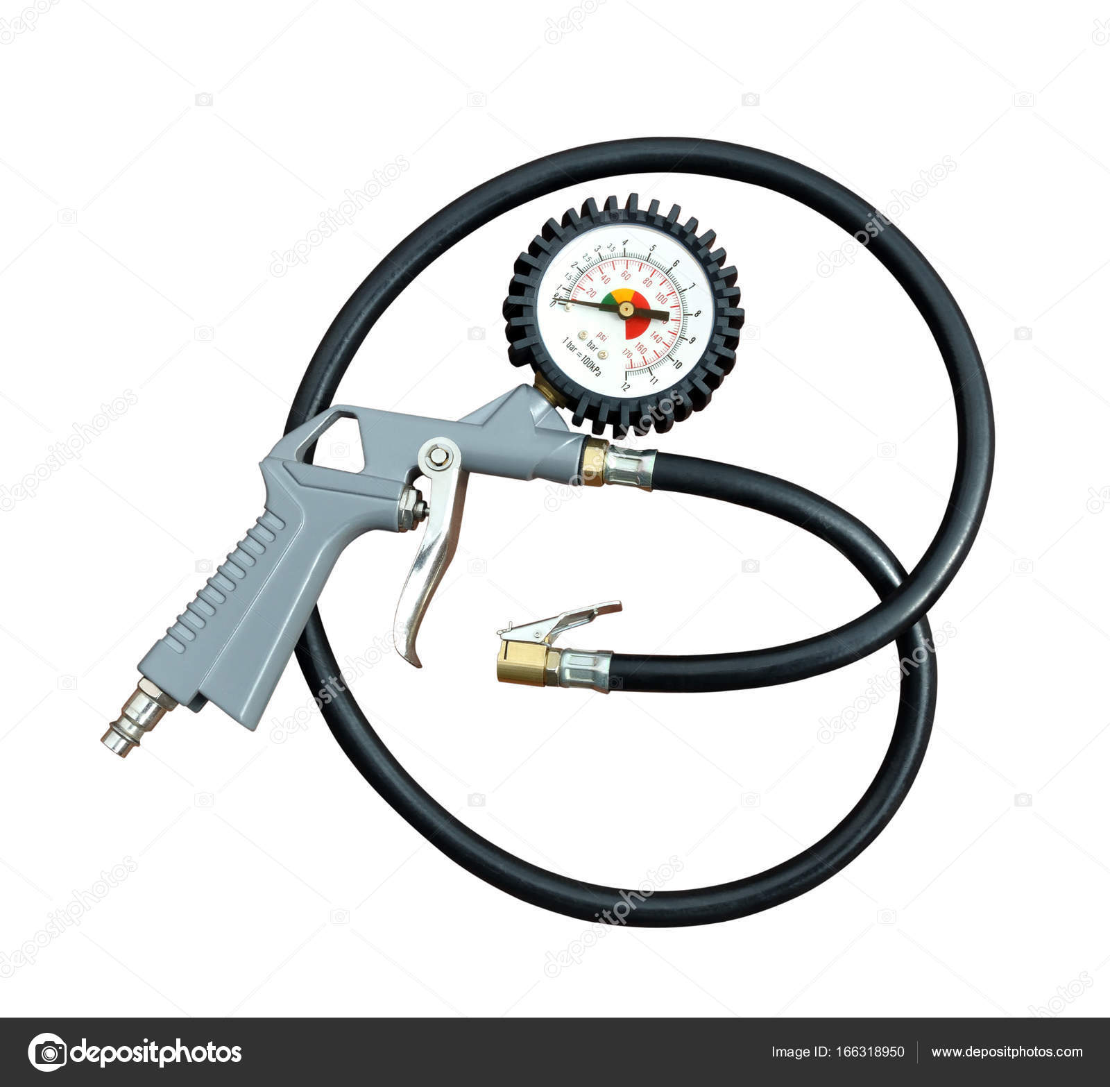 Air gun with pressure gauge Stock Photo by ©VladNik 166318950