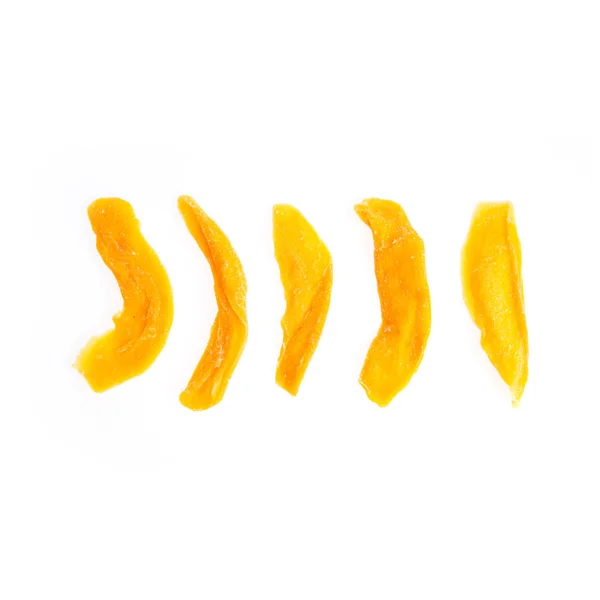 Mango Seco o Seco Rebanadas de Mango sobre un fondo nuevo. 2024