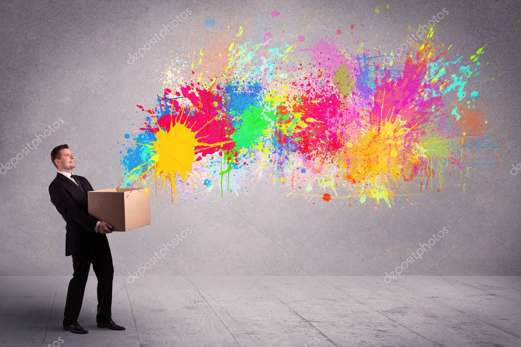 Salpicadura de color de la caja 2024