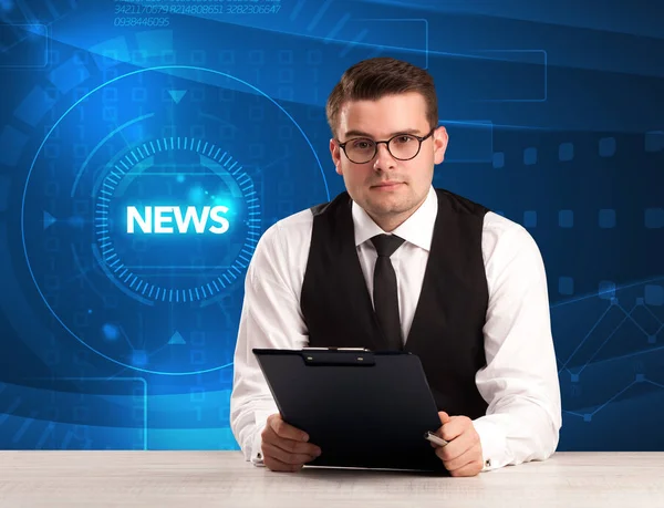 Tv presenter Stock Photos, Royalty Free Tv presenter Images ...