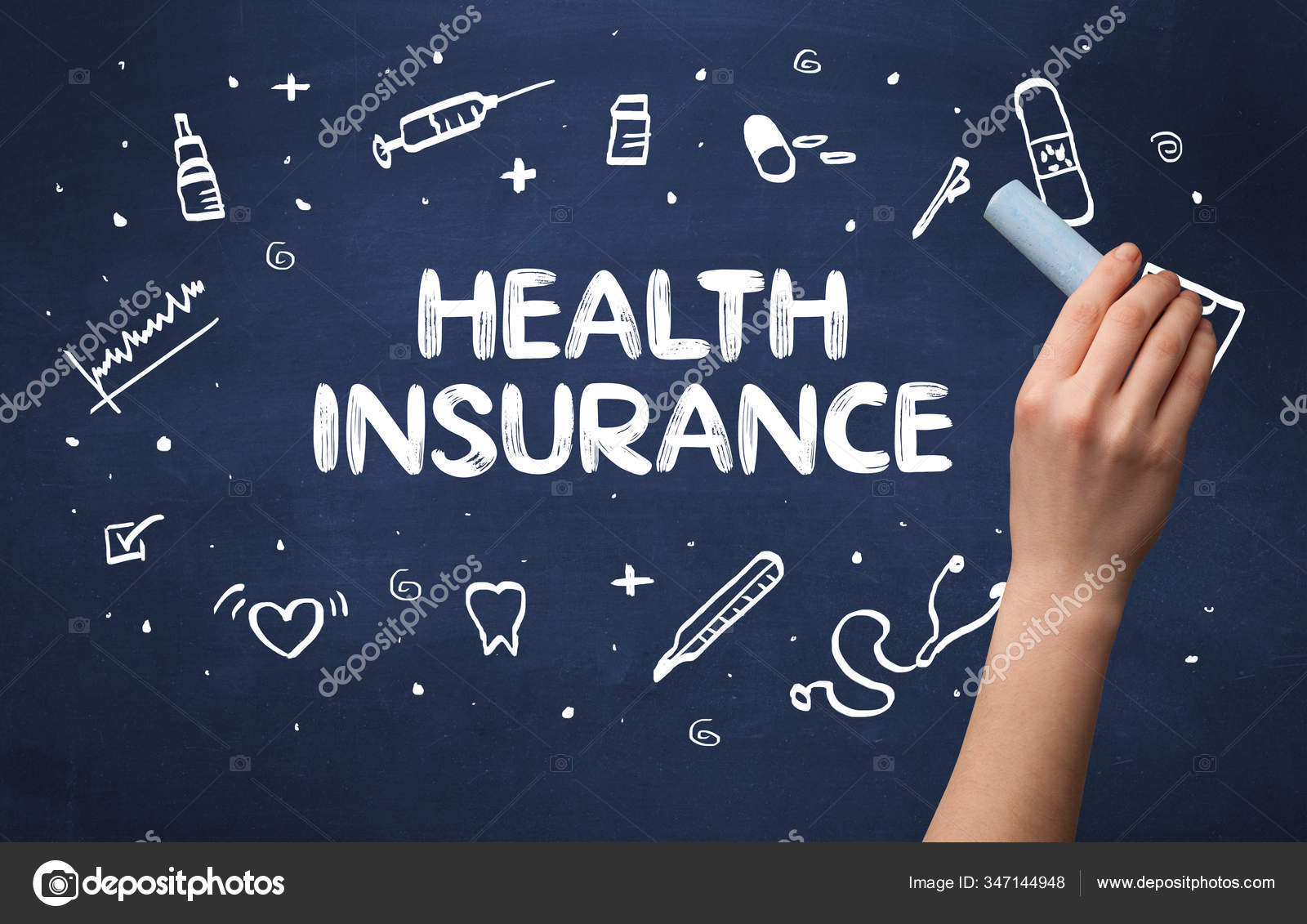 Hand drawing medical concept — Stock Photo © ra2studio #347144948