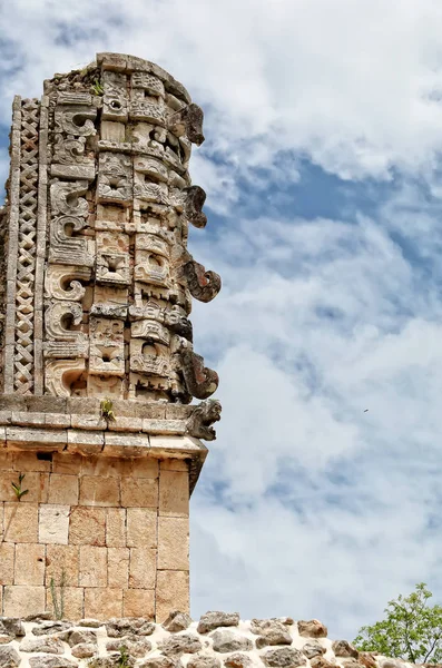 Castillo fortress at sunset in the ancient Mayan city of Tulum, — Stock ...