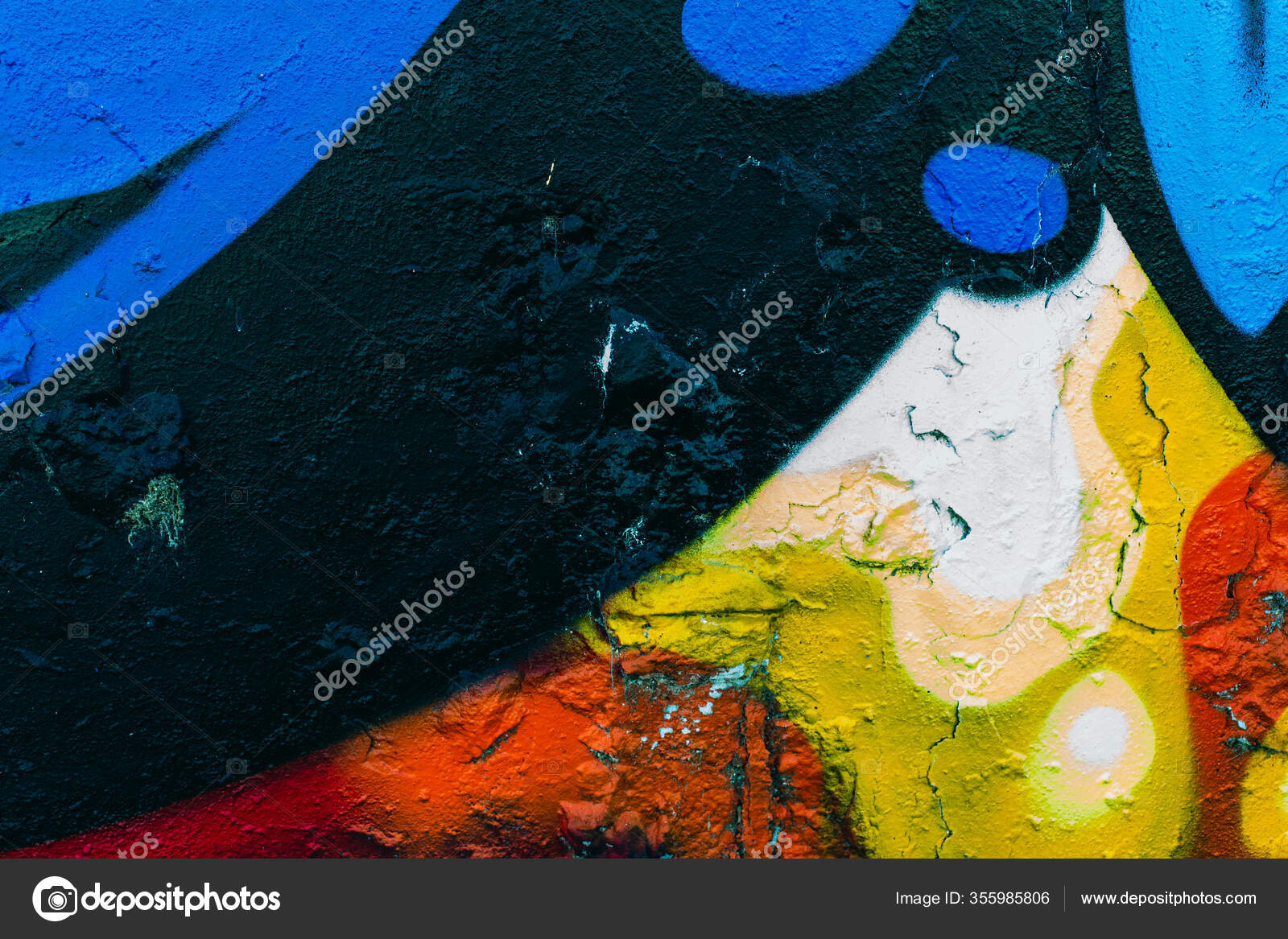 Closeup Colorful Urban Wall Texture Modern Pattern Wallpaper Design ...