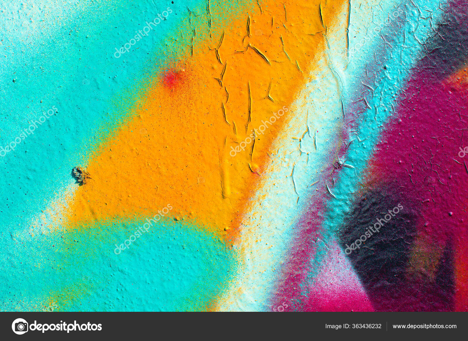 Closeup Colorful Urban Wall Texture Modern Pattern Wallpaper Design ...