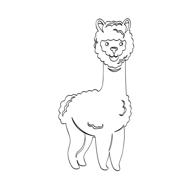 Smiling hedgehog animal. Outline vector illustration. Stock ...