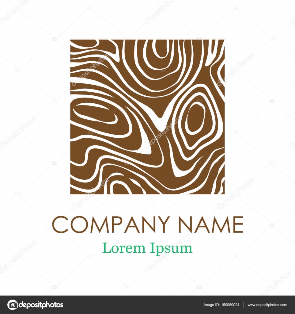 Wood sign icon. Tree trunk cross-section. Logo. Vector illustration ...