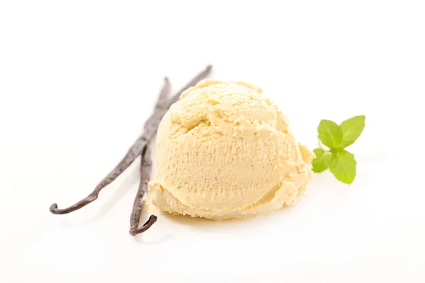 Vanilla Ice Cream Background Close Stock Photo by ©studioM 203495928