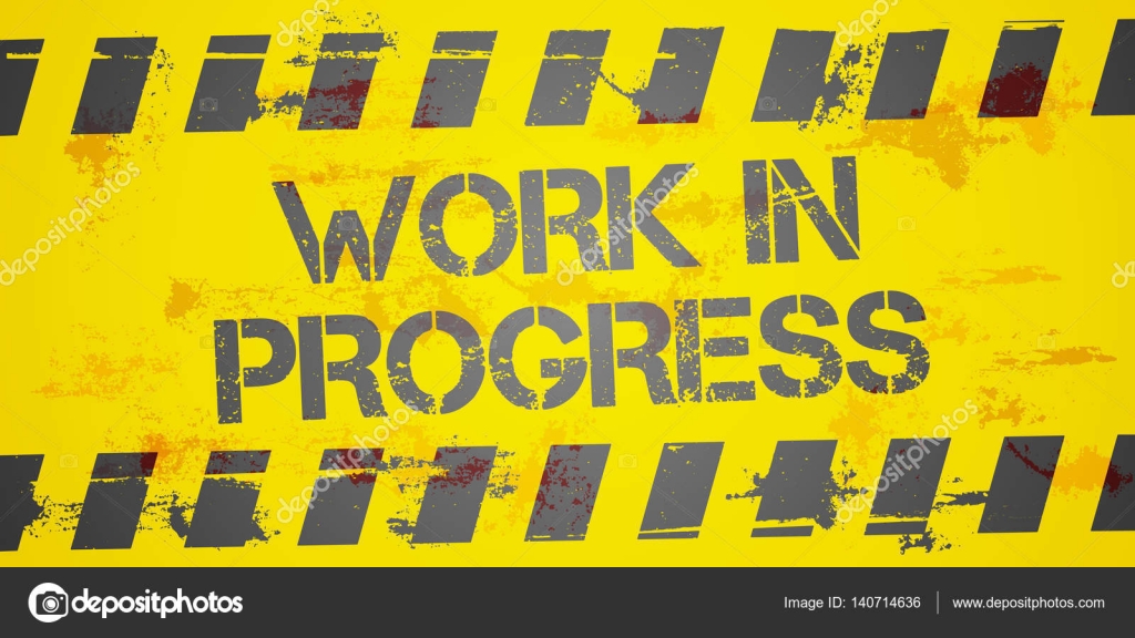 Work In Progress Stock Vector by ©unkreatives 140714636