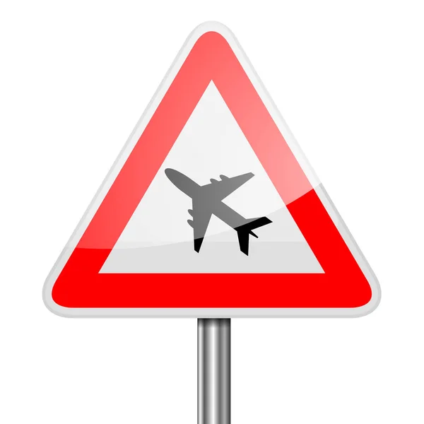 A traffic sign of airplane Stock Vector Image by ©interactimages #18007281