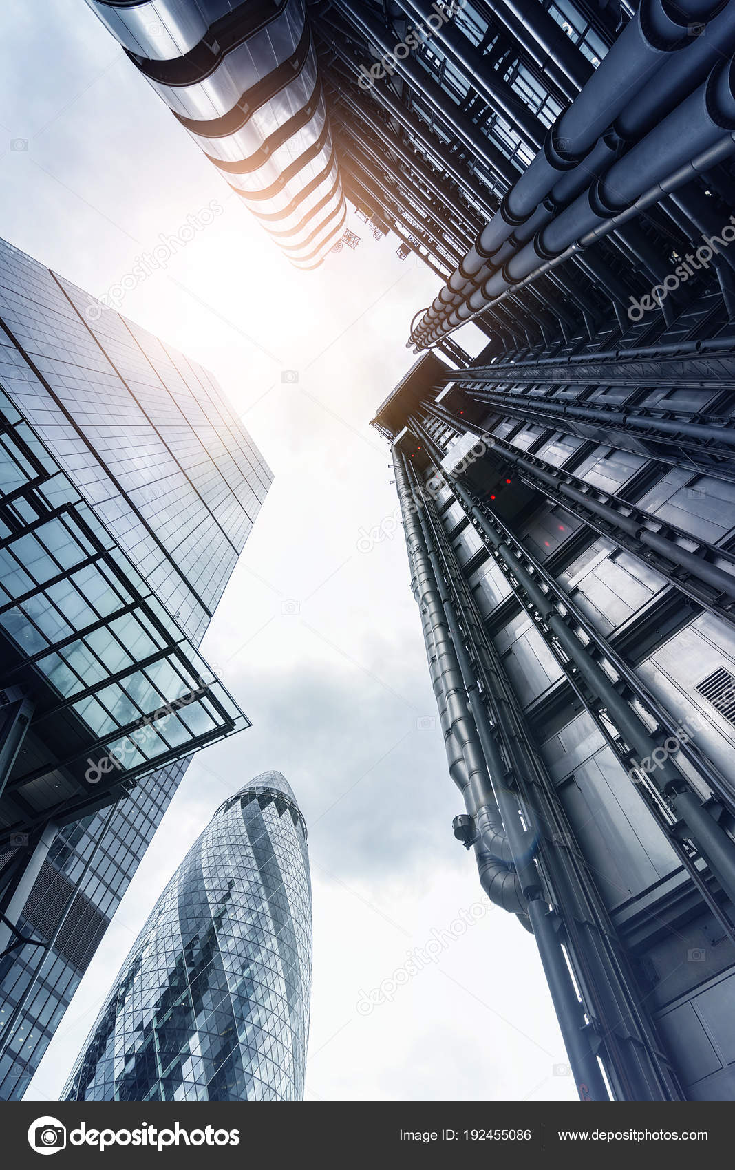 Multiple office towers – Stock Editorial Photo © unkreatives #192455086