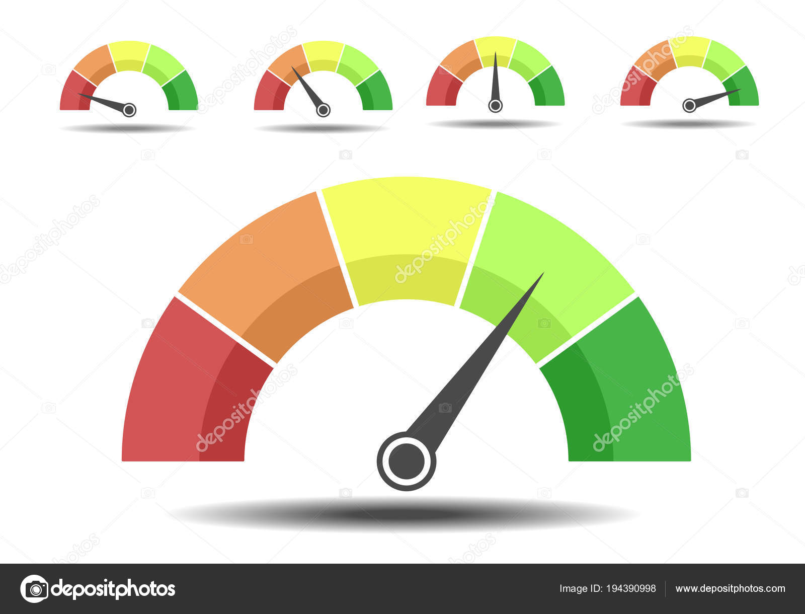 Different Rating meters Stock Vector Image by ©unkreatives #194390998