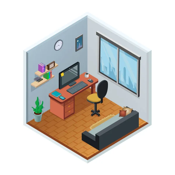 100,000 Computer room cartoon Vector Images | Depositphotos