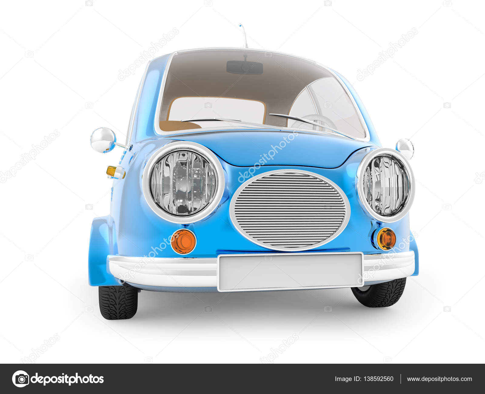 Round small car blue Stock Photo by ©ilterriorm 138592560