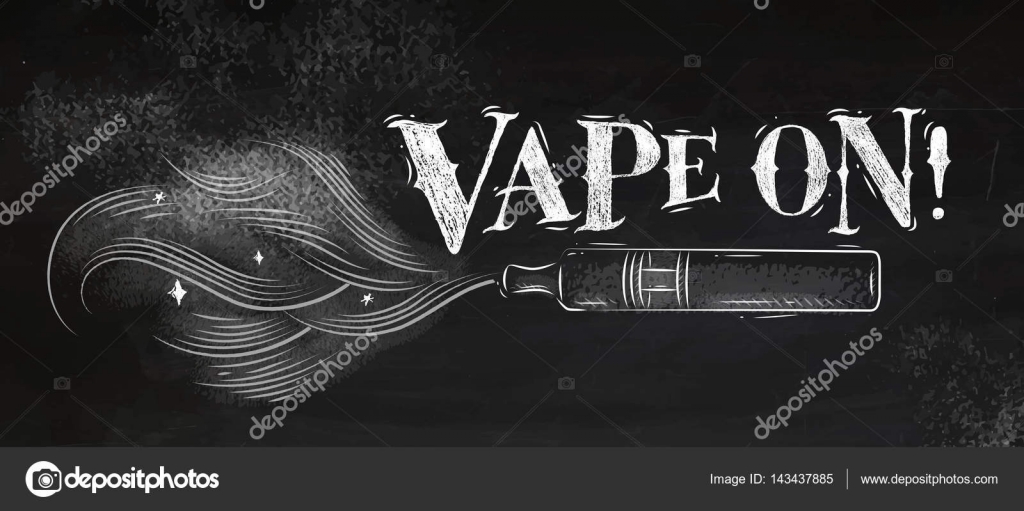 Poster vape on chalk Stock Vector Image by ©anna42f #143437885