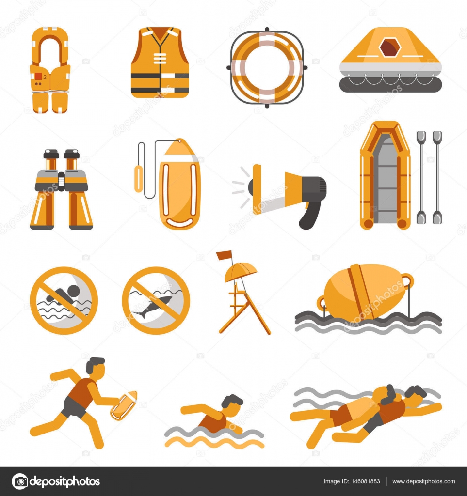 Safety on water — Stock Vector © Sonulkaster #146081883