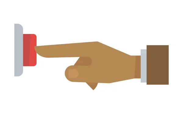998 Hand pushing button Vector Images | Depositphotos