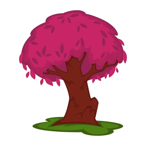 Green Tree Tree Leaf Icon Logo Template Vector Isolated Cartoon Stock ...