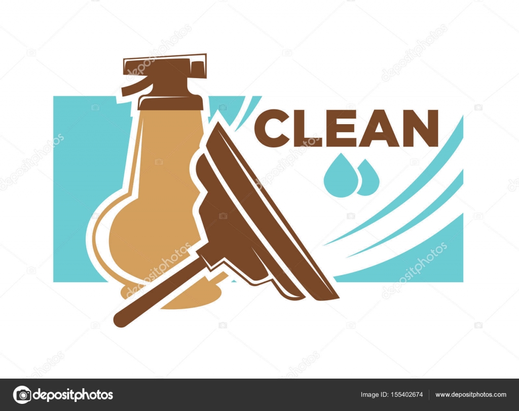 Cleaning service logo emblems Stock Vector by ©Sonulkaster 155402674
