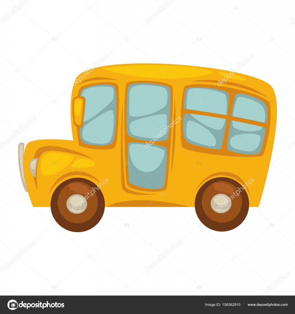 Autobús escolar amarillo Vector de stock por ©Sonulkaster 158362910