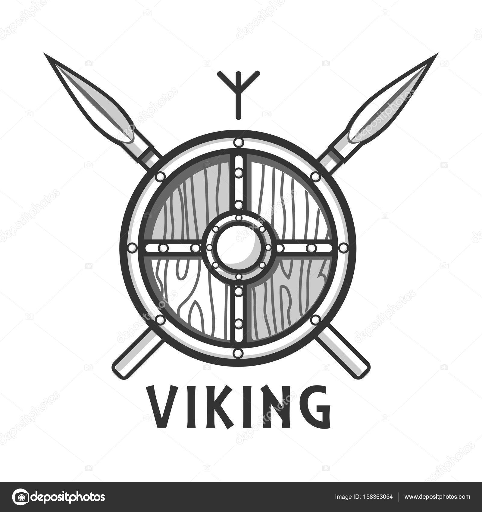 Viking Shield Vector