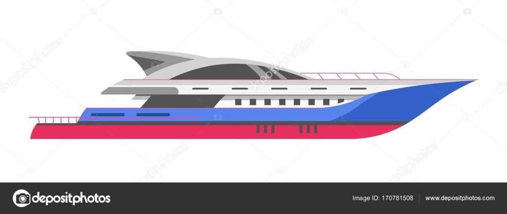 Marine cruise boat Stock Vector Image by ©Sonulkaster #170781508