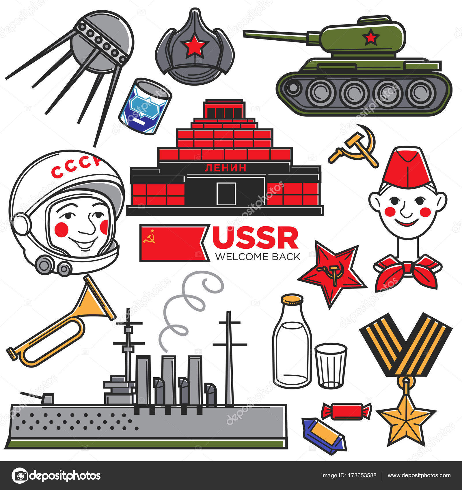 Soviet Union Symbol Bear