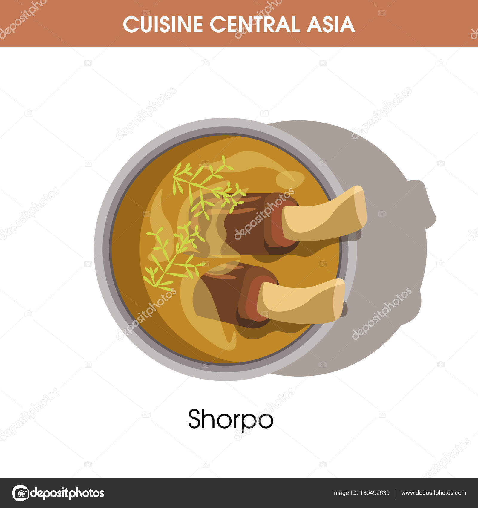 Rich Shorpo with meat on bone Stock Vector Image by ©Sonulkaster #180492630