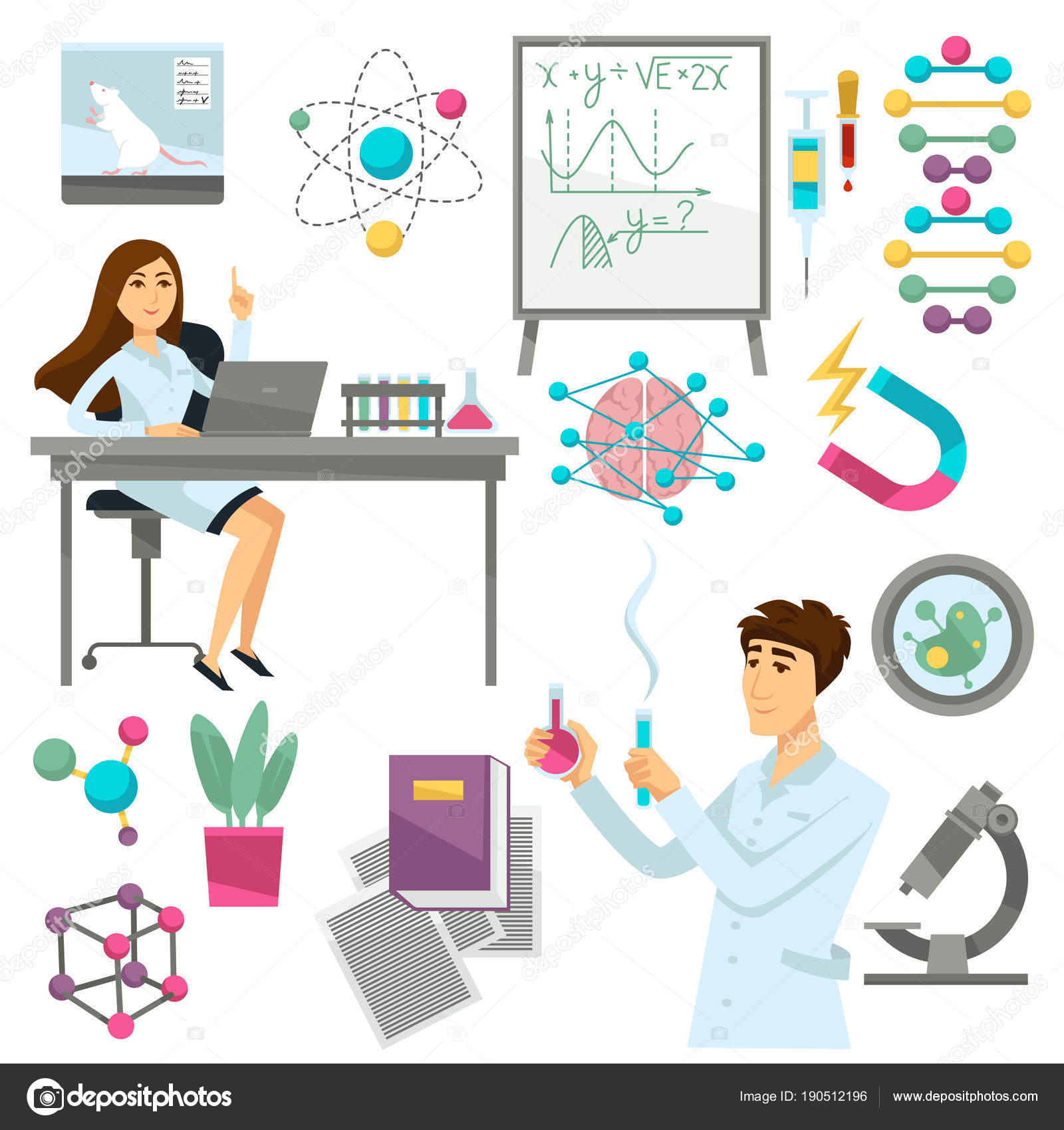 Biology Experiments Clipart