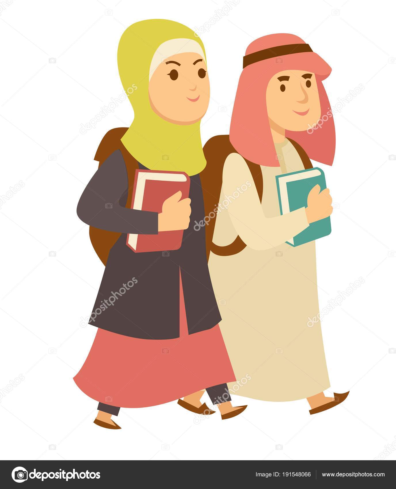 Arab Student Cartoon